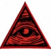 All Seeing Masonic Eye Iron on Embroidered Free Mason Fabric Patch by ...