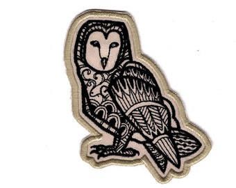 Owl Iron On | Etsy
