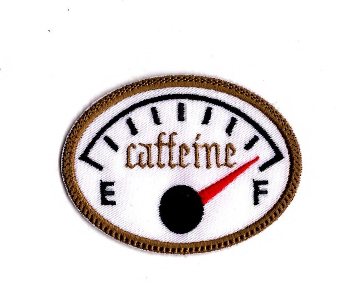 Fully Charged Caffeine Addict Iron on Patch by Balkisboutique! - Etsy