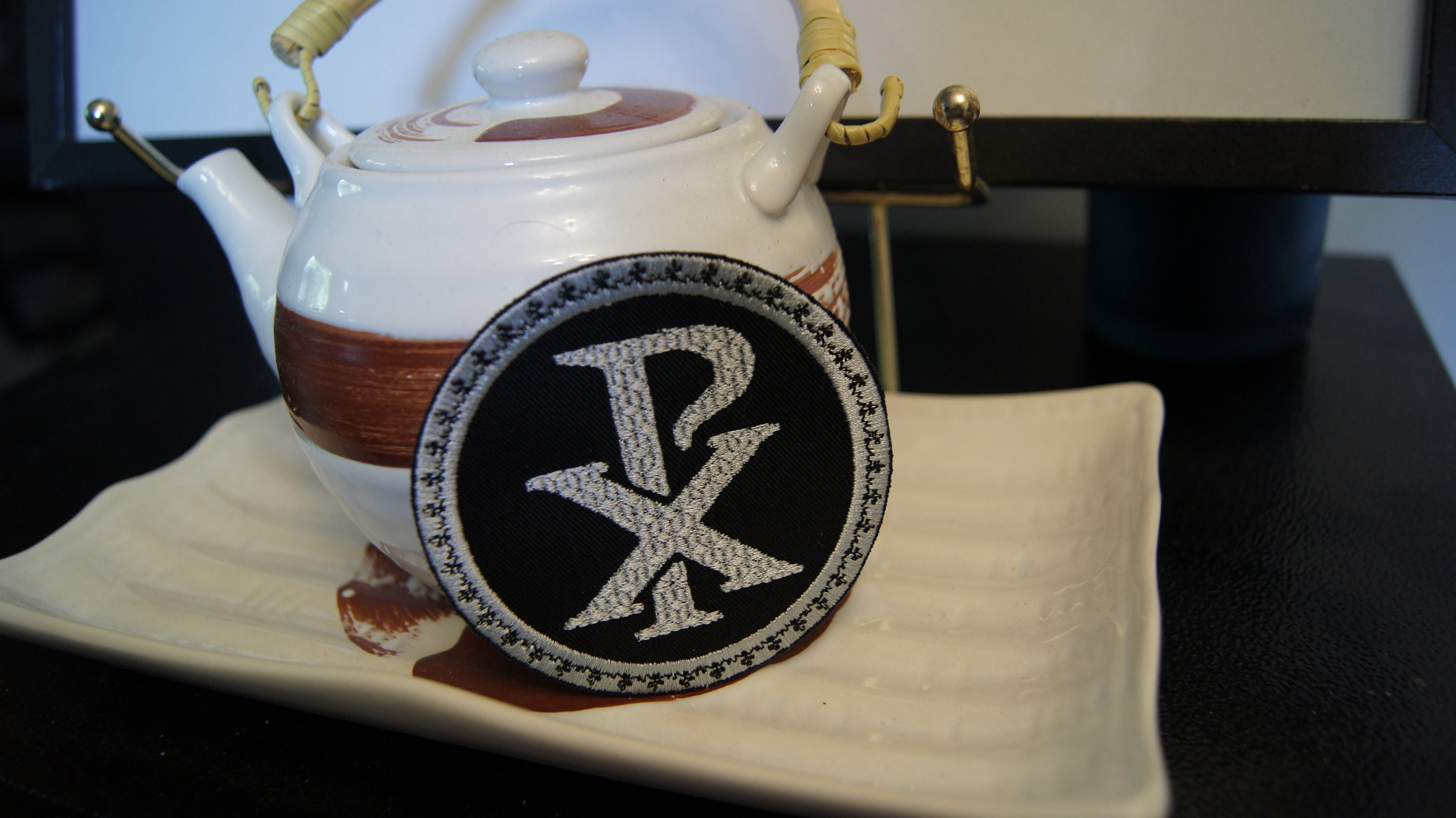 Embroidered Chi-rho Patch: Catholic PX Symbol, Iron-on Badge - Etsy