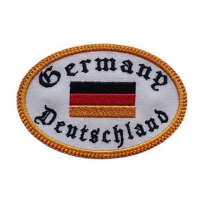Germany Travel Patch Embroidered Iron on Deutschland Patch - Etsy