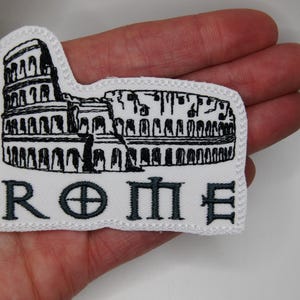 Rome Italy Iron on Embroidered Fabric Patch - Etsy