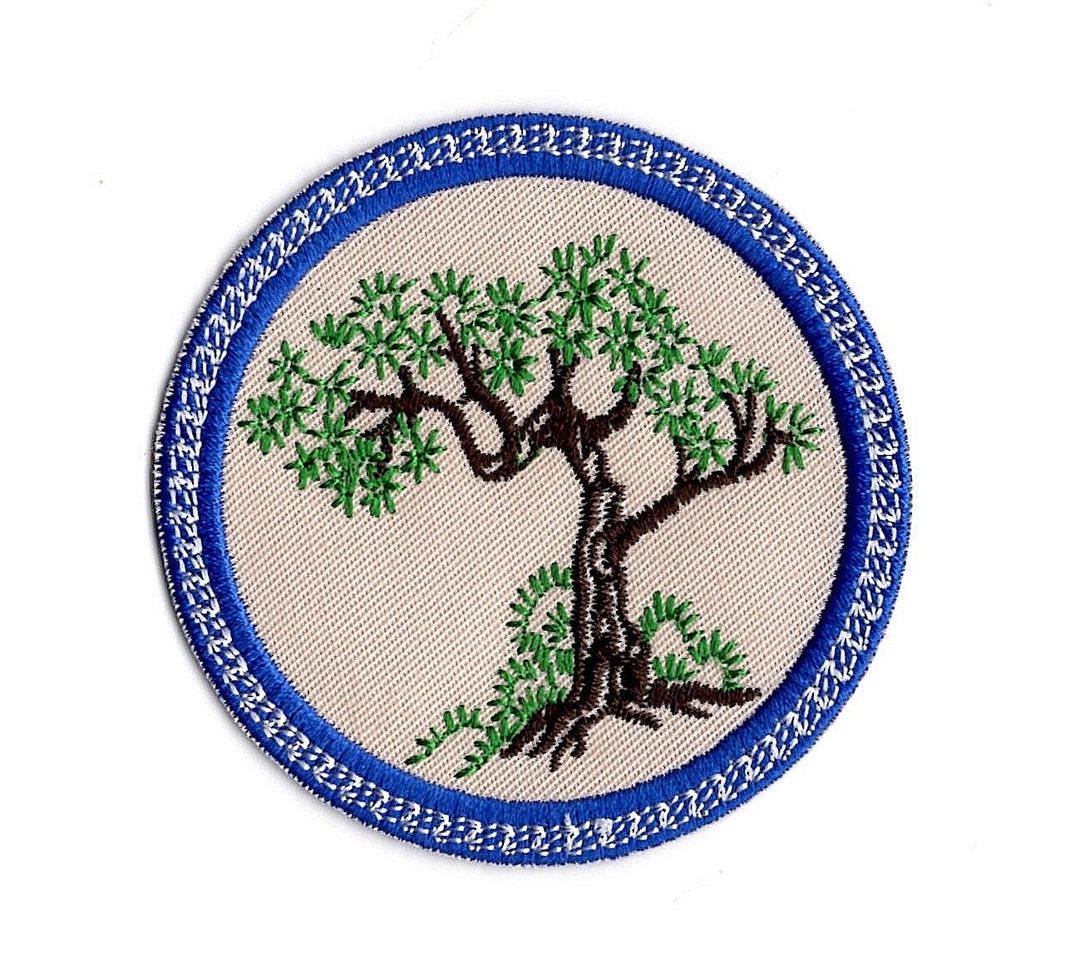 Bodhi Tree Iron on Patch by Balkisboutique! Embroidered Fabric Buddhist ...