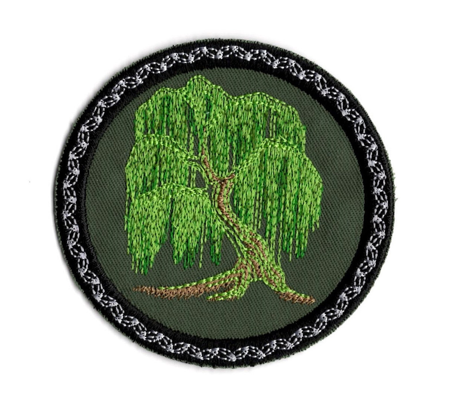 Weeping Willow Tree Patch Embroidered Willow Tree Iron on To | Etsy