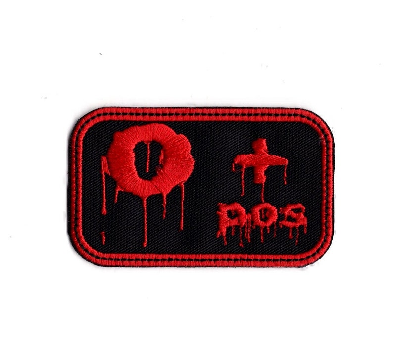 Blood Type Patch by Groovypatch! Embroidered Iron on Blood Type ...