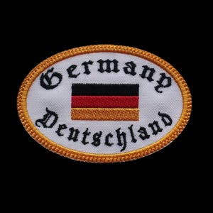Germany Travel Patch Embroidered Iron on Deutschland Patch - Etsy