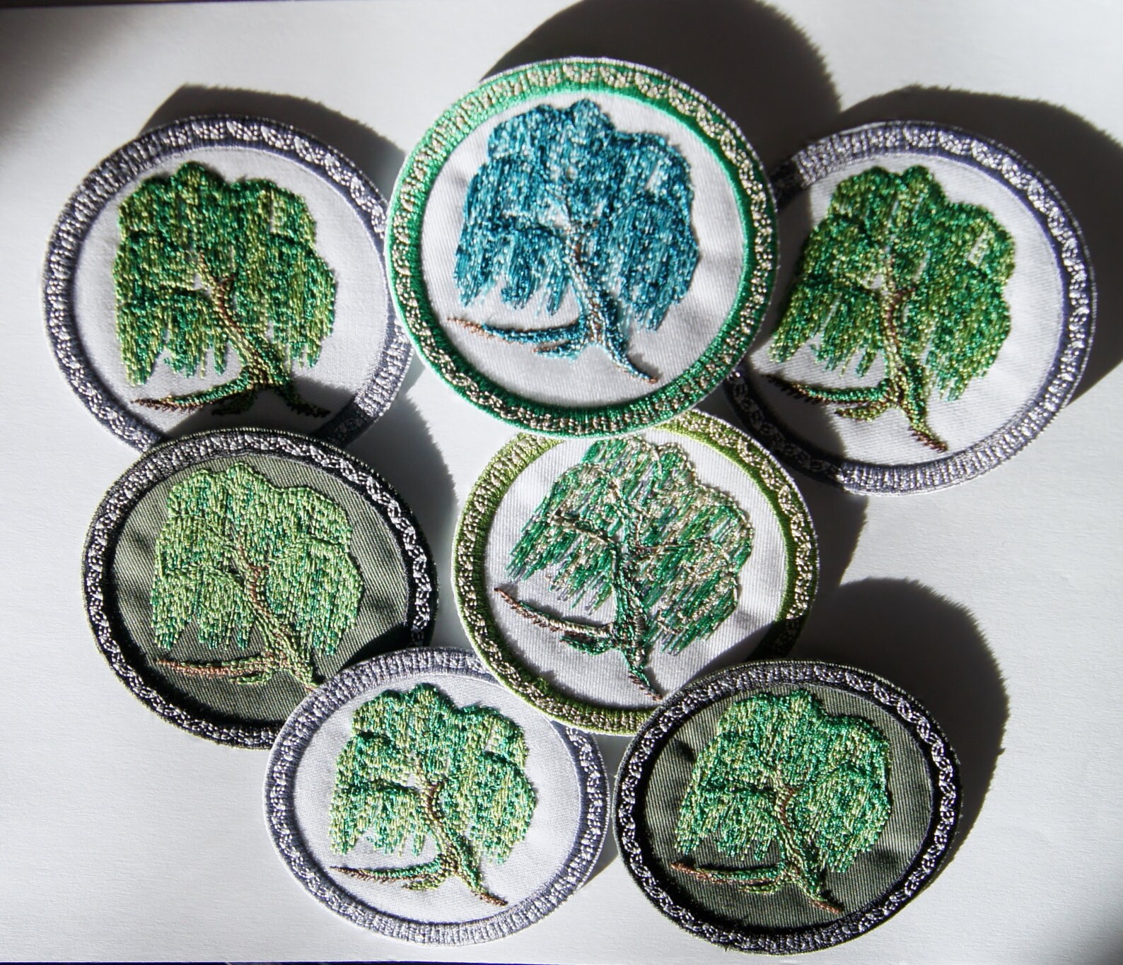 Weeping Willow Tree Patch Embroidered Willow Tree Iron on To | Etsy