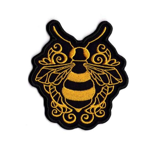 Large Bee Patch - Etsy