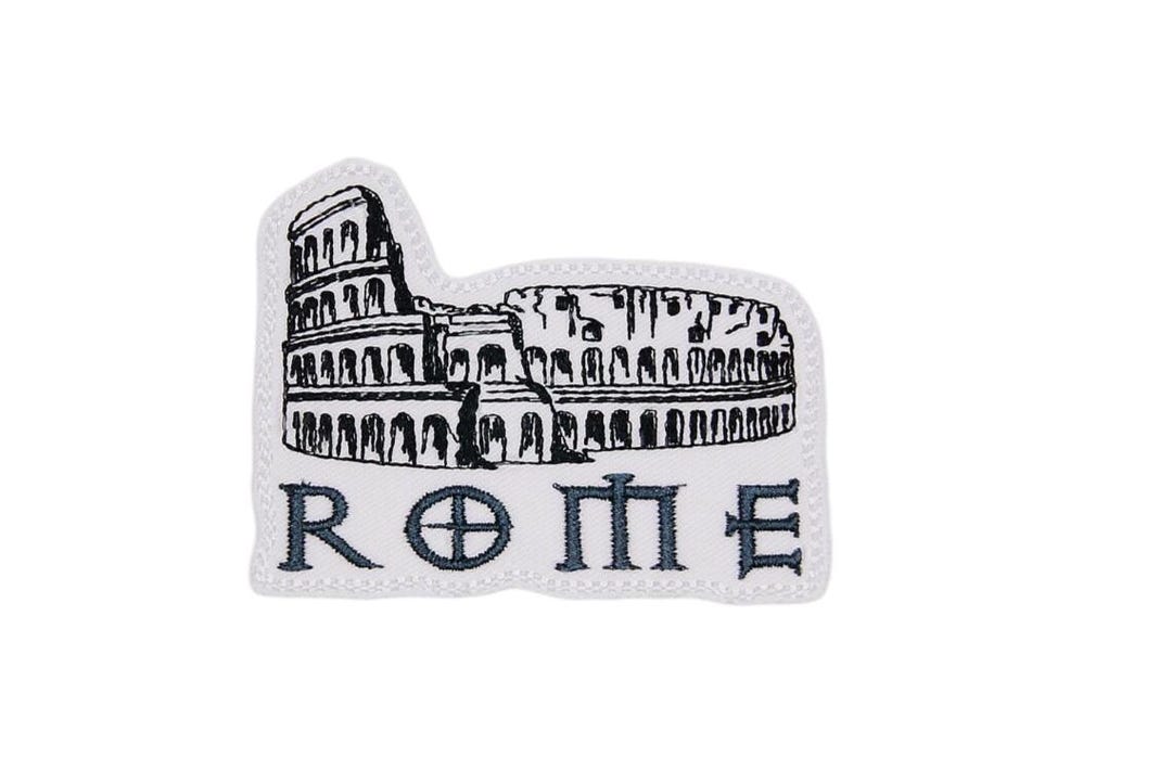 Rome Italy Iron on Embroidered Fabric Patch - Etsy