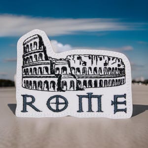 Rome Italy Iron on Embroidered Fabric Patch - Etsy