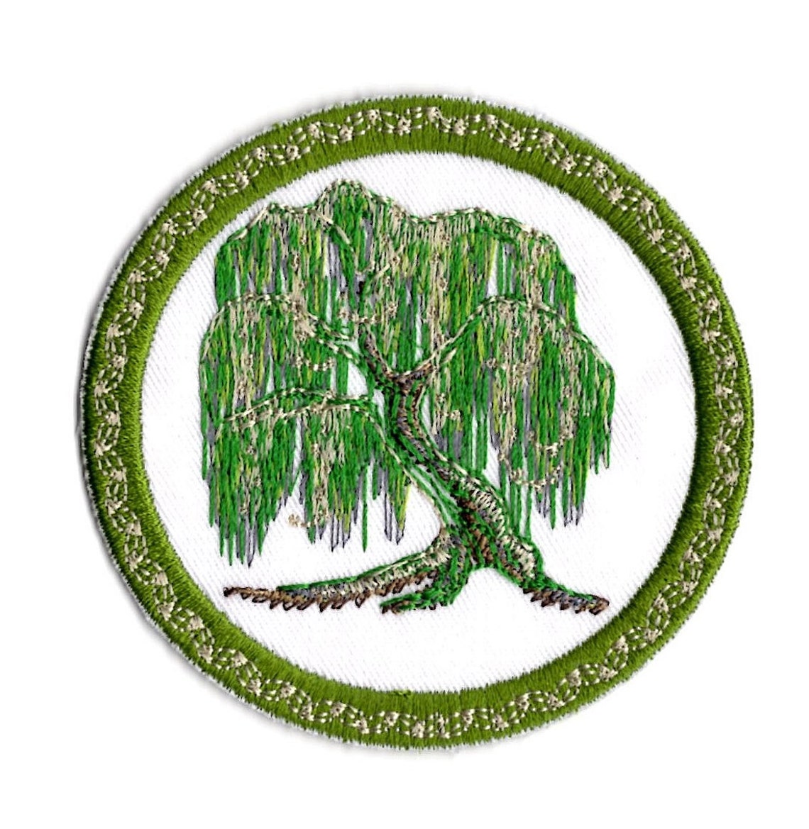 Weeping Willow Tree Patch Embroidered Willow Tree Iron on To | Etsy