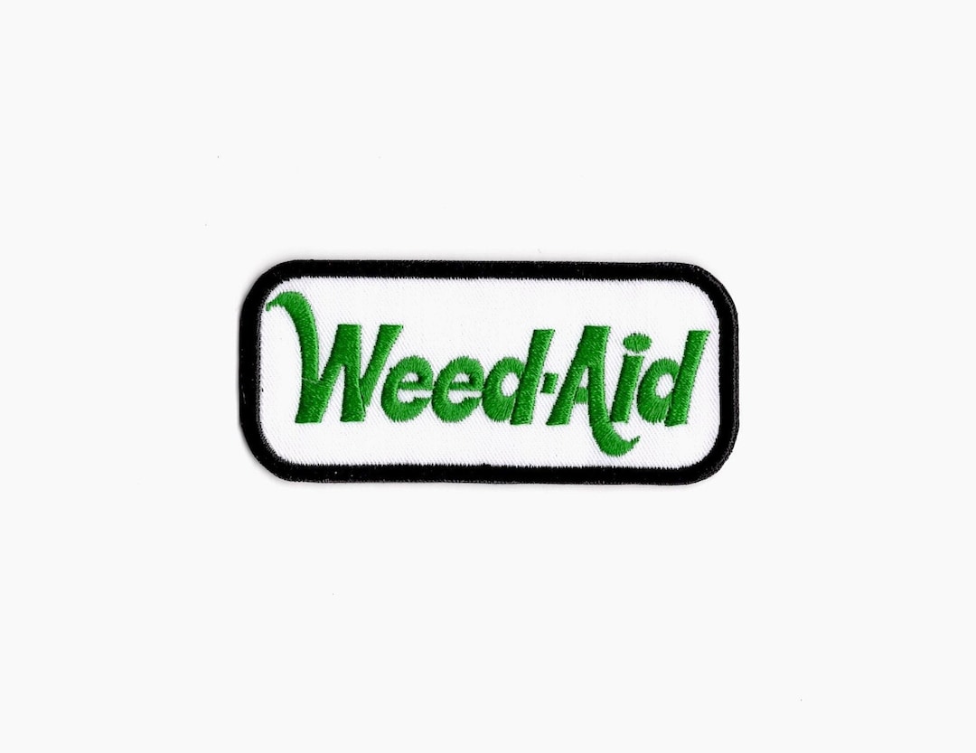WEED-AID Patch Embroidered Medical Cannabis Badge Iron on Patch by ...