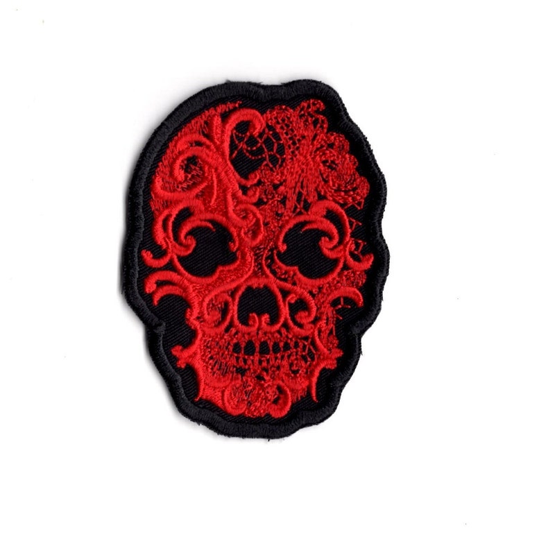 Ornate Skull Patch - Etsy