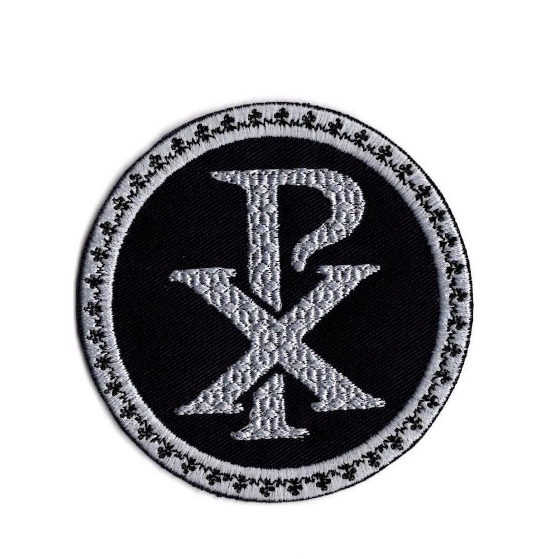 Embroidered Chi-rho Patch: Catholic PX Symbol, Iron-on Badge - Etsy