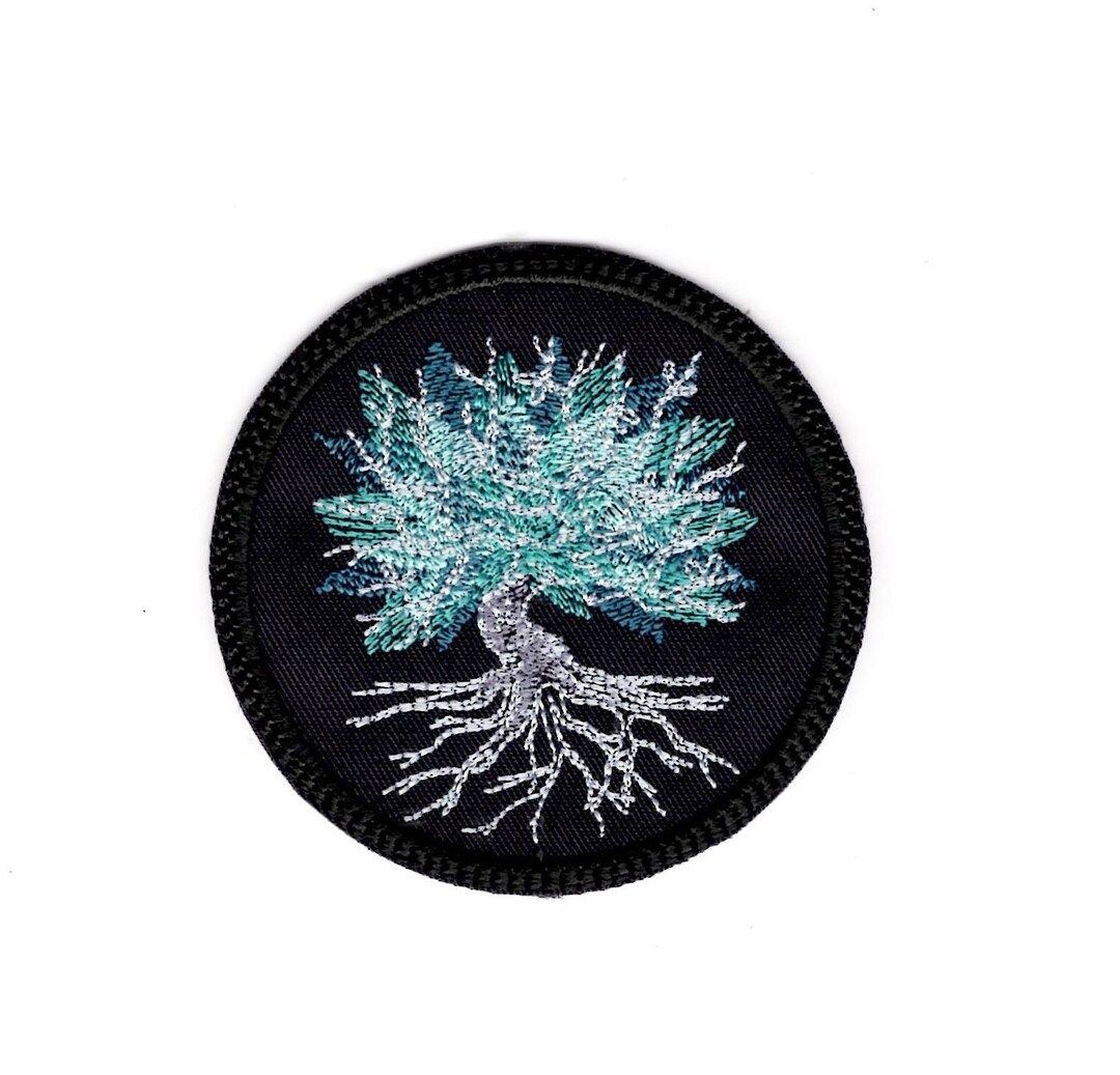 Tree of Life Patch: Embroidered Bodhi Tree, Iron on Crest - Etsy