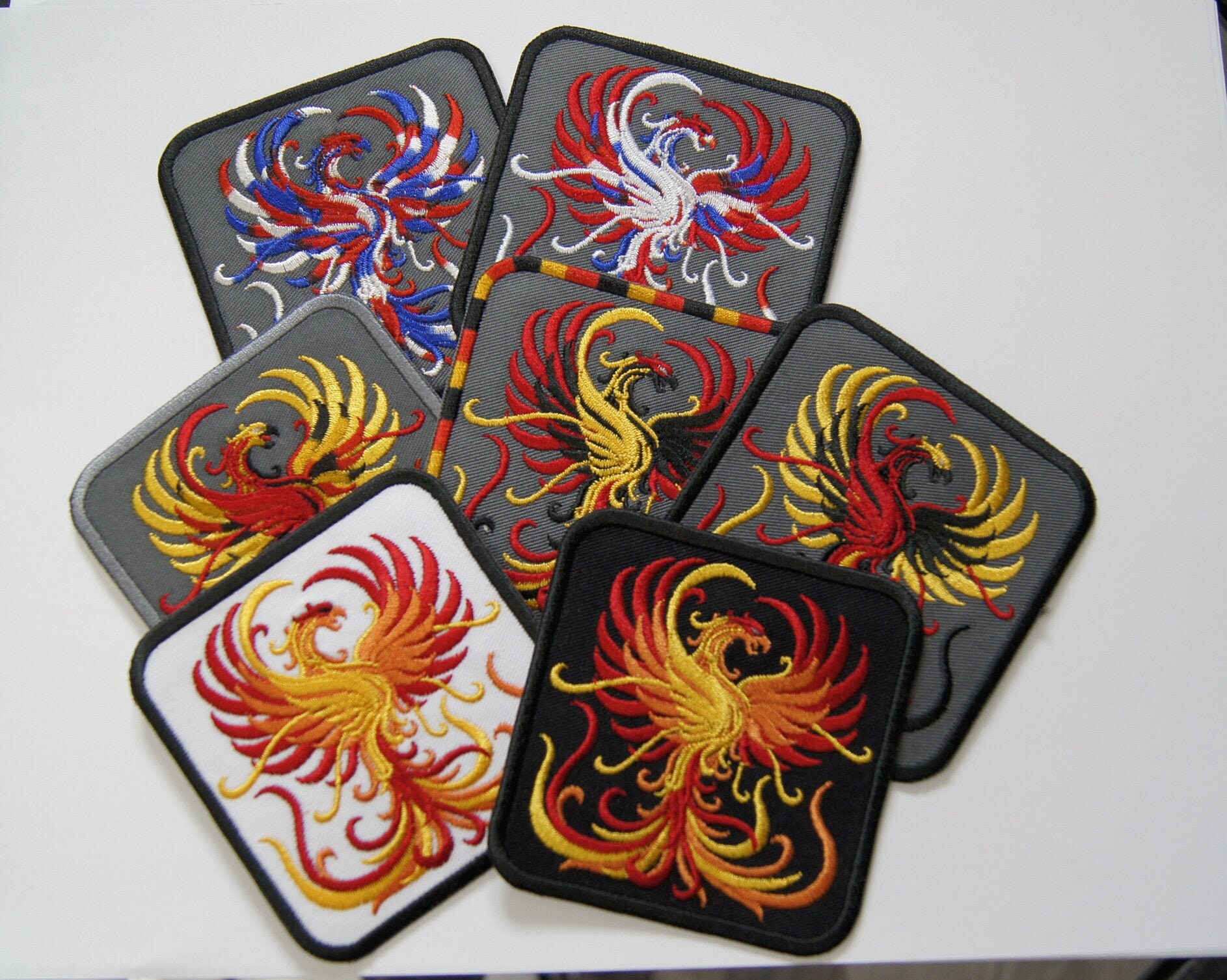 Phoenix Patch Rising from the Ashes Phoenix Embroidered Iron | Etsy