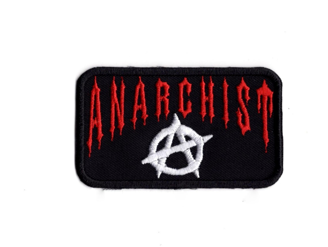 Anarchist patch Anarchist flag Iron on or Sew on Badge AP 518 | Etsy