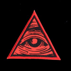 All Seeing Masonic Eye Iron on Embroidered Free Mason Fabric Patch by ...