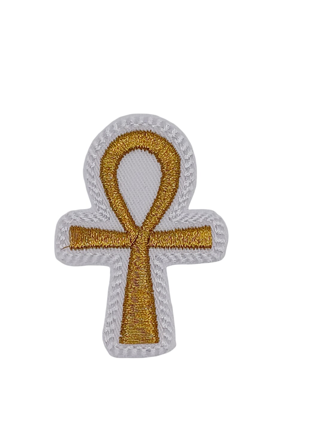 Gold Ankh Patch: Small Egyptian Symbol Iron-on Applique Crest - Etsy