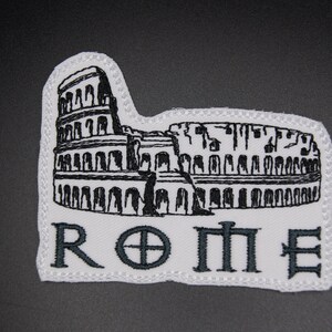 Rome Italy Iron on Embroidered Fabric Patch - Etsy