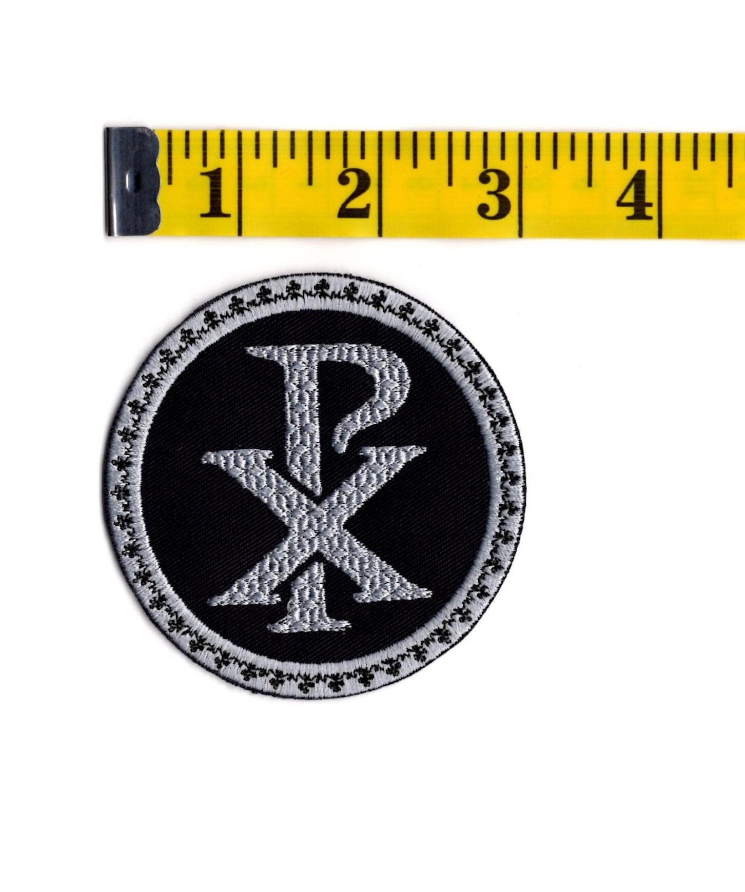 Embroidered Chi-rho Patch: Catholic PX Symbol, Iron-on Badge - Etsy