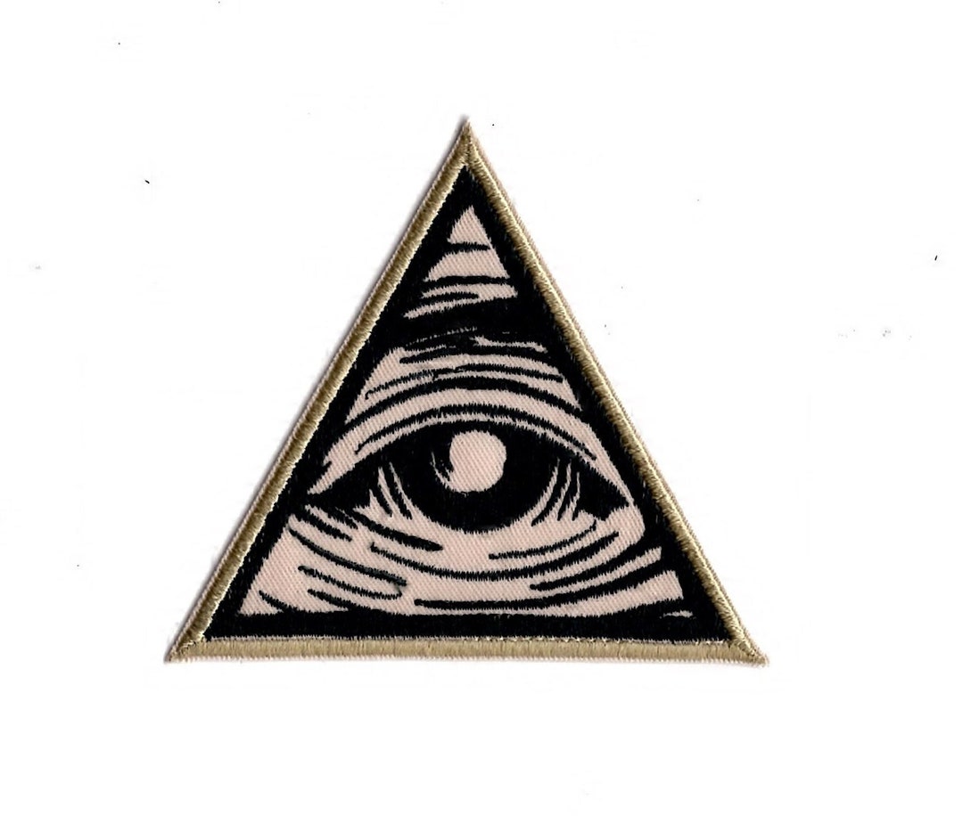 All-seeing Eye Symbol Embroidered Patch Masonic Eye Badge Iron-on by ...