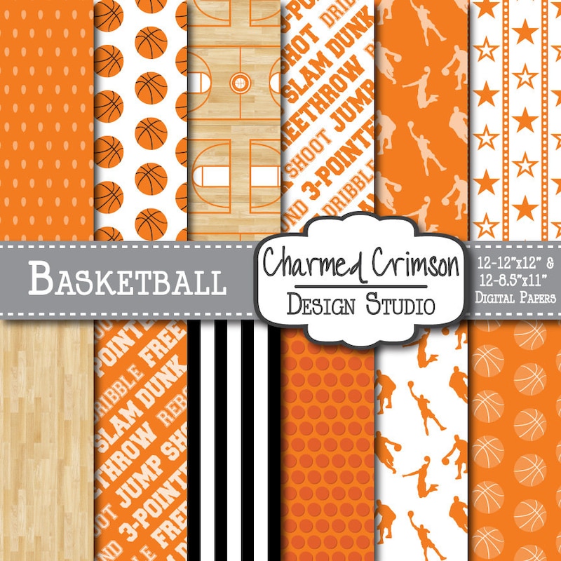 Basketball Wall Paper - Etsy