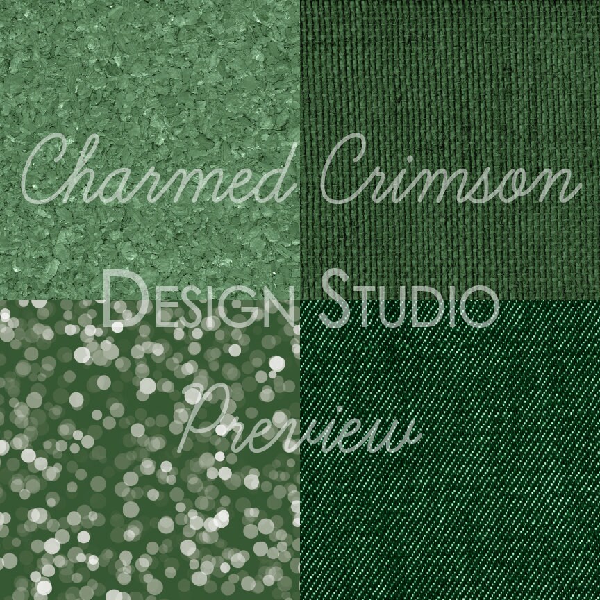 Green Digital Paper, Hunter Digital Paper, Green Digital Pattern ...