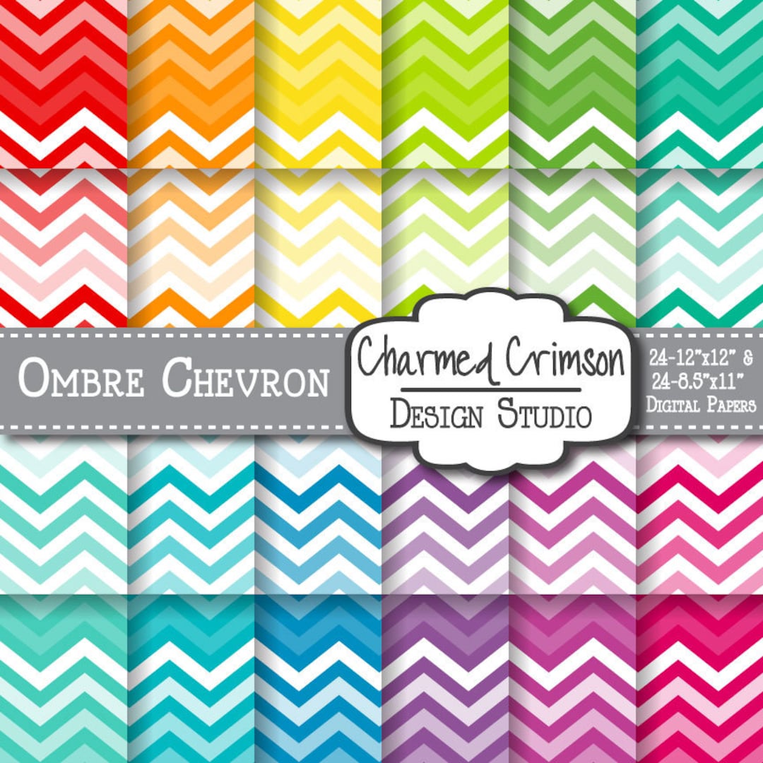 Ombre Chevron Backgrounds