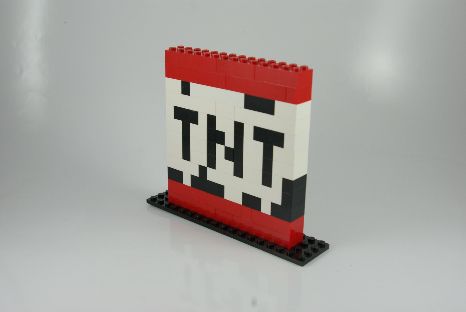 Large Minecraft TNT Block Pixel Art Handmade from Lego Bricks | Etsy