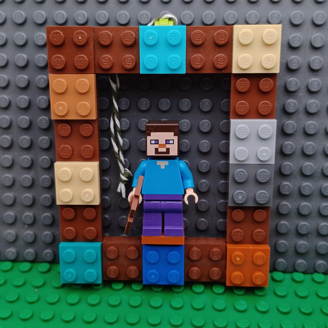Steve With Pickaxe From Minecraft Christmas or Holiday Ornament Hand ...