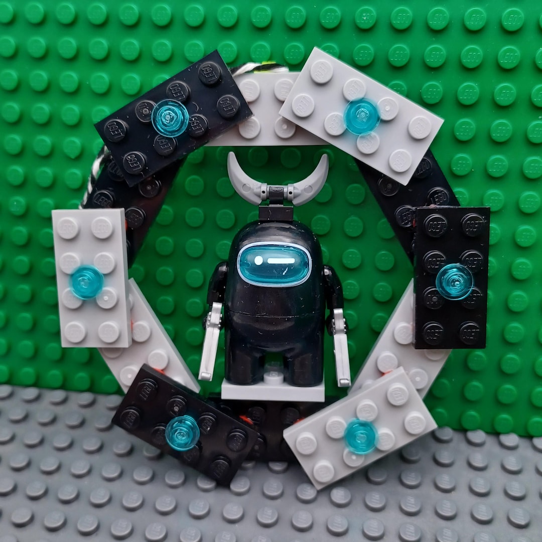 Among Us Black Imposter With Horns and Guns Christmas or Holiday ...