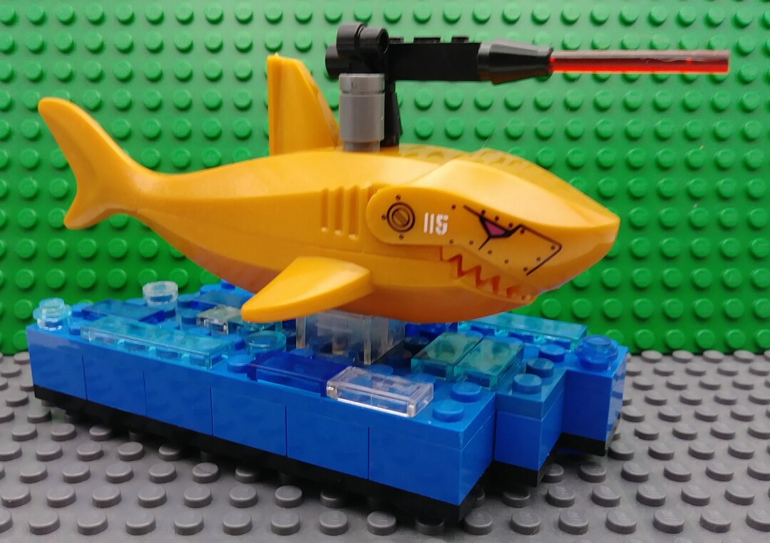 Robot Shark With a Freaking Laser Beam on It's Head Hand Built From ...