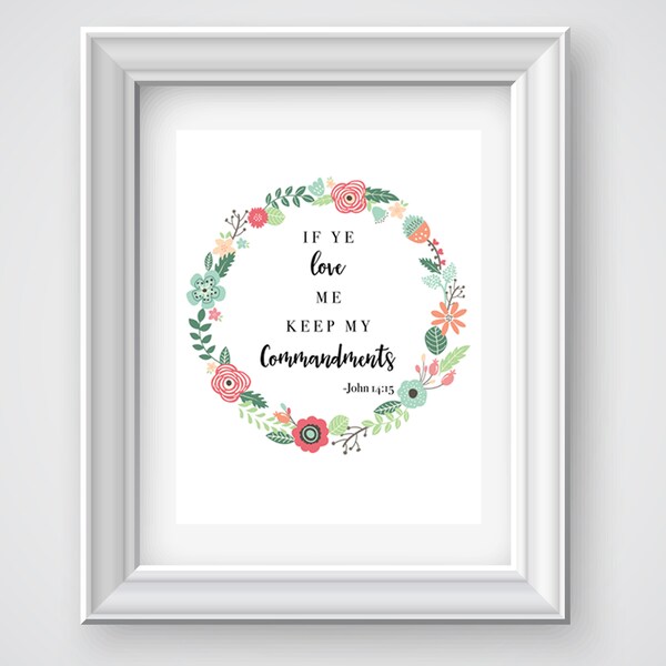 Keep My Commandments - Etsy