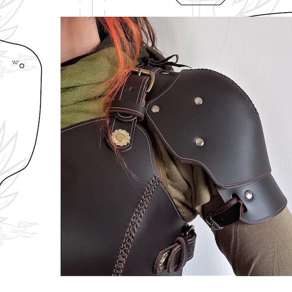 Leather Shoulder Pauldron Women - Etsy