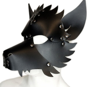 Leather 'fenrir' Wolf Mask PATTERN - With Instructions - Etsy Australia
