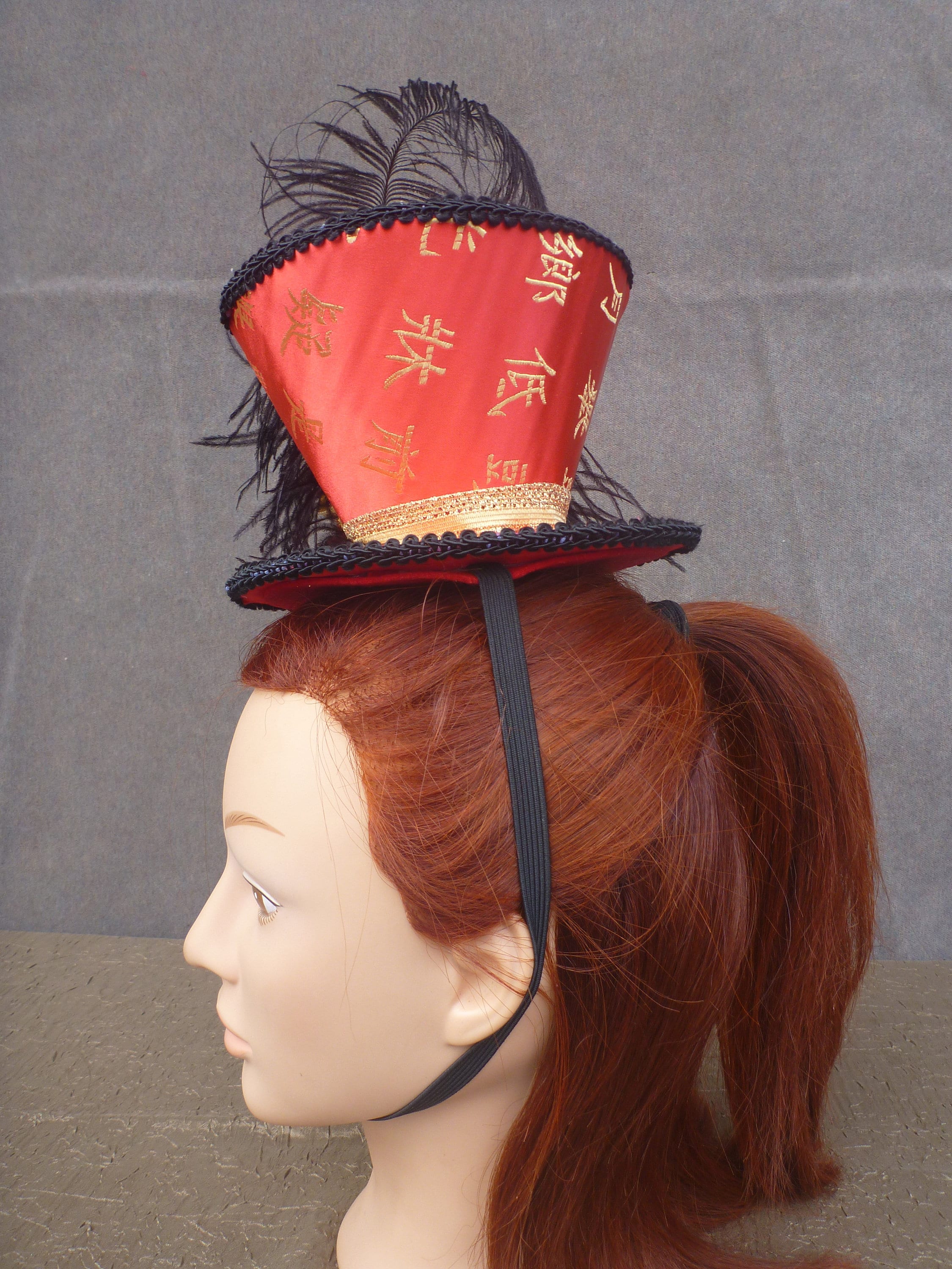 Top Hat, Mini Mad Hatter Style Fascinator for Chinese Lunar New Year ...