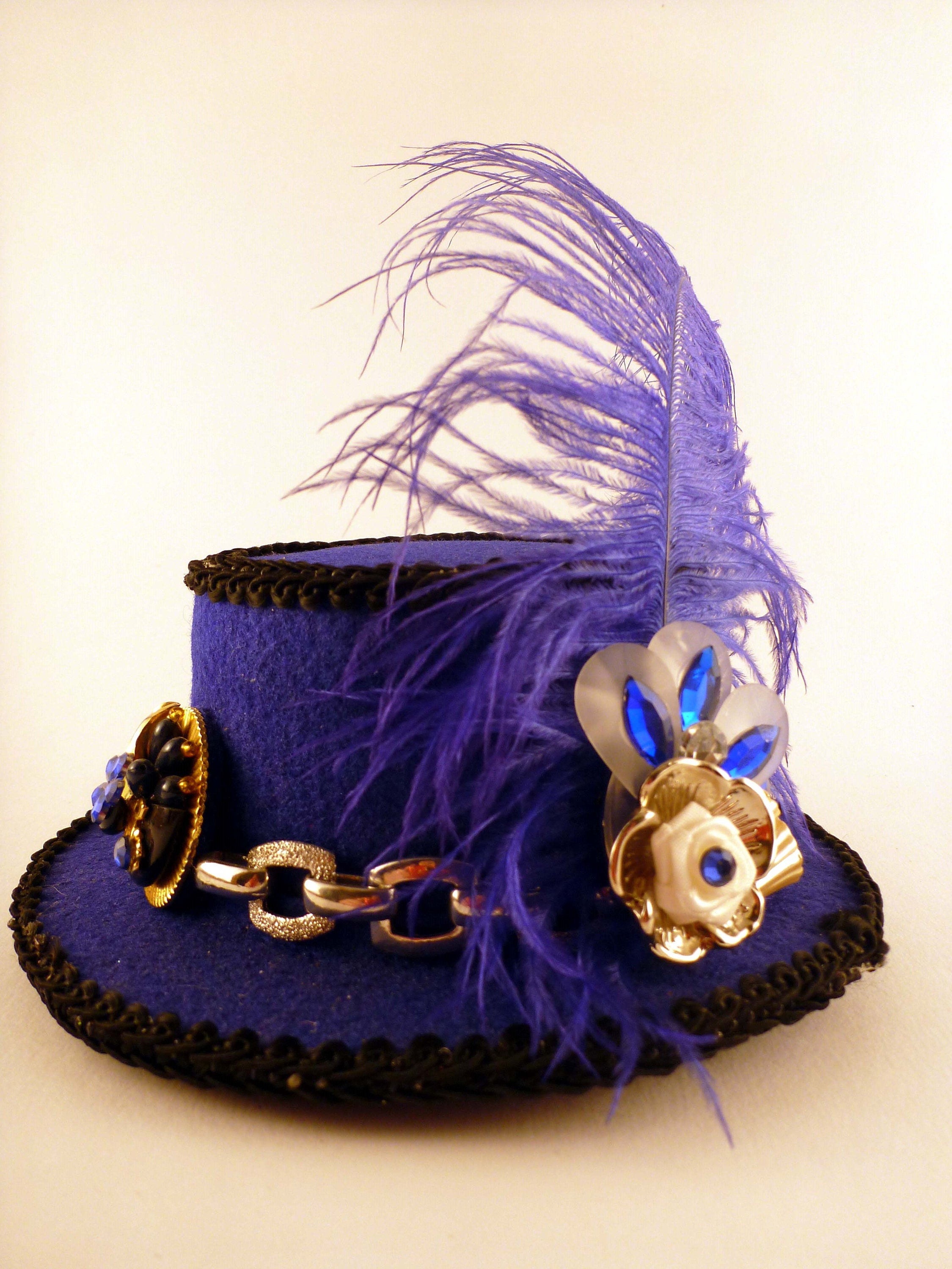 Mini Hat Fascinator Chain Rhinestone for Burlesque Style - Etsy