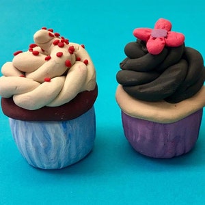 Polymer Clay Cupcake Kit / Adorable Gift / DIY Mini Food Clay Project ...