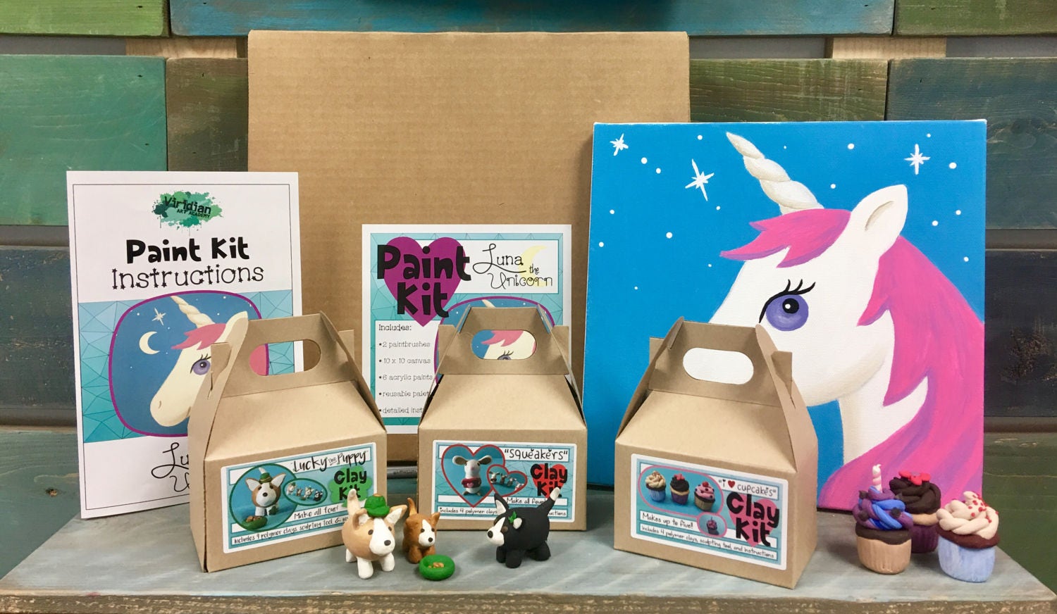 Panda Paint Kit / Adorable Birthday Gift / Unique Holiday Gift / DIY ...