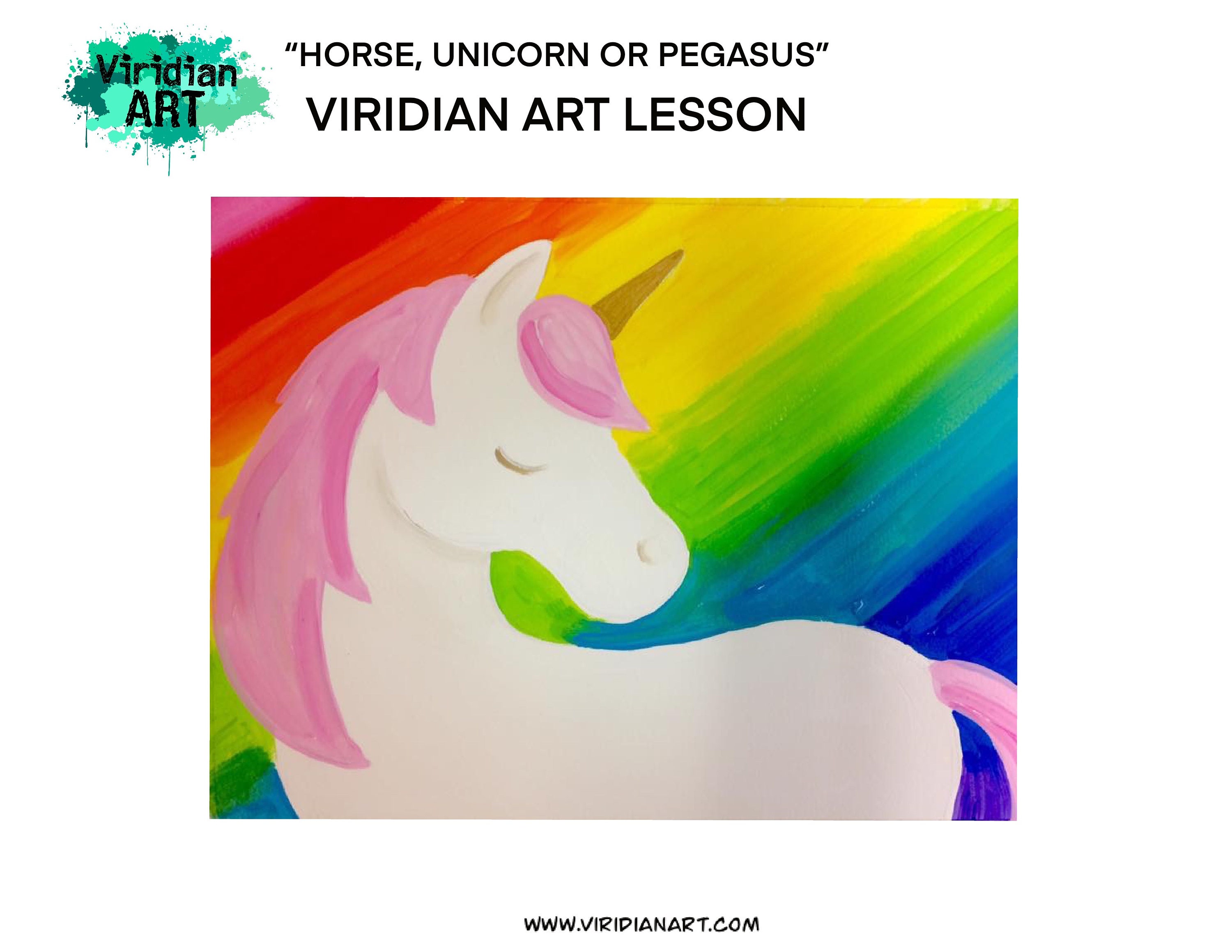 Horse, Unicorn or Pegasus- Step by Step Drawing Instructions by ...