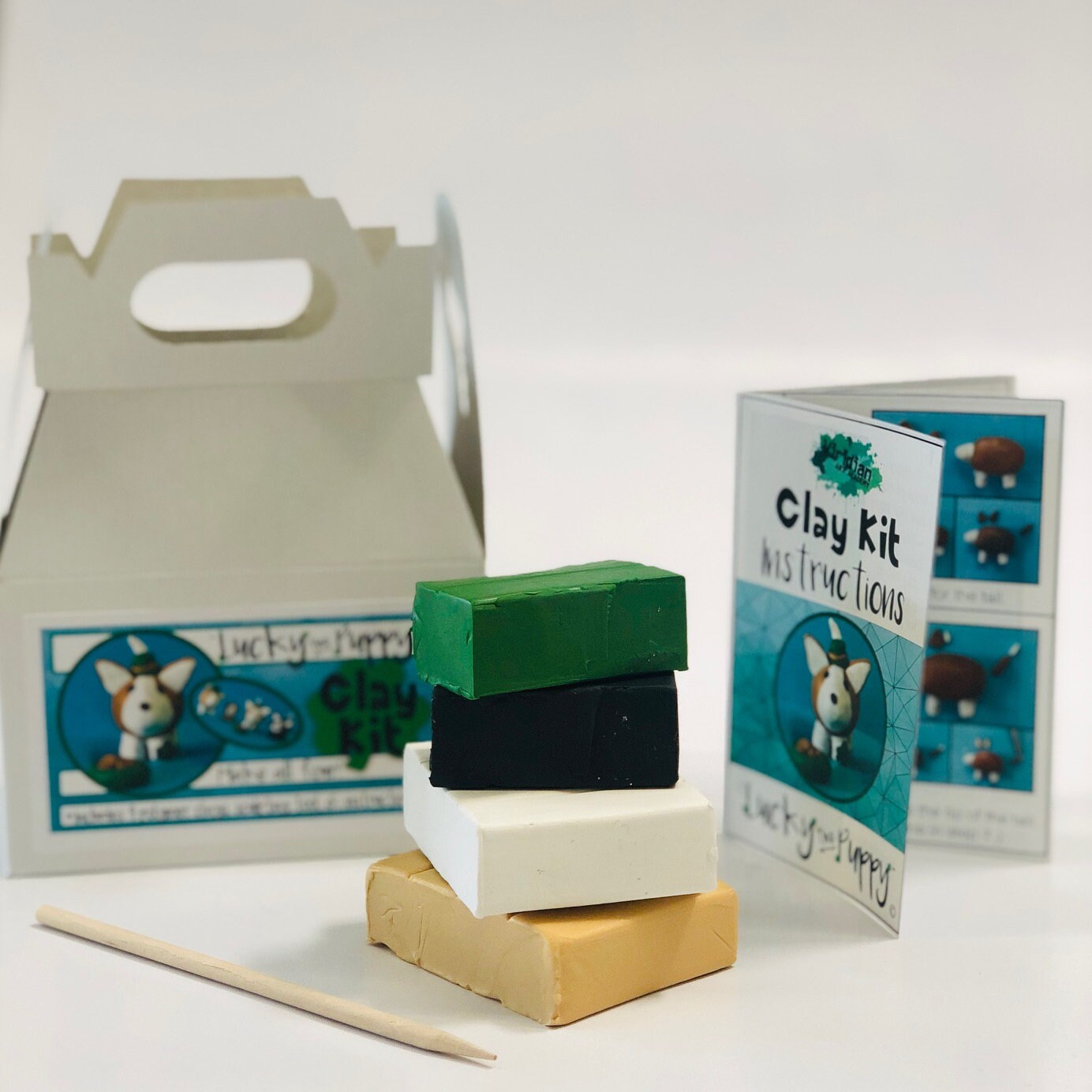 Corgi Puppy Clay Kit // Adorable St. Paddy's Day Gift // DIY Polymer ...