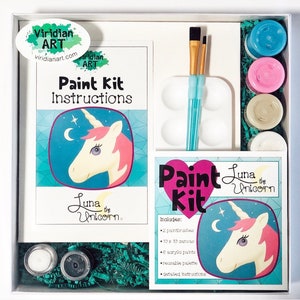 Best Seller|| Unicorn Paint Kit|| DIY Art|| Birthday Gift|| Painting ...