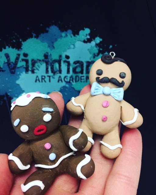 Gingerbread Man Clay Kit // DIY Holiday Figurine // Unique Christmas ...