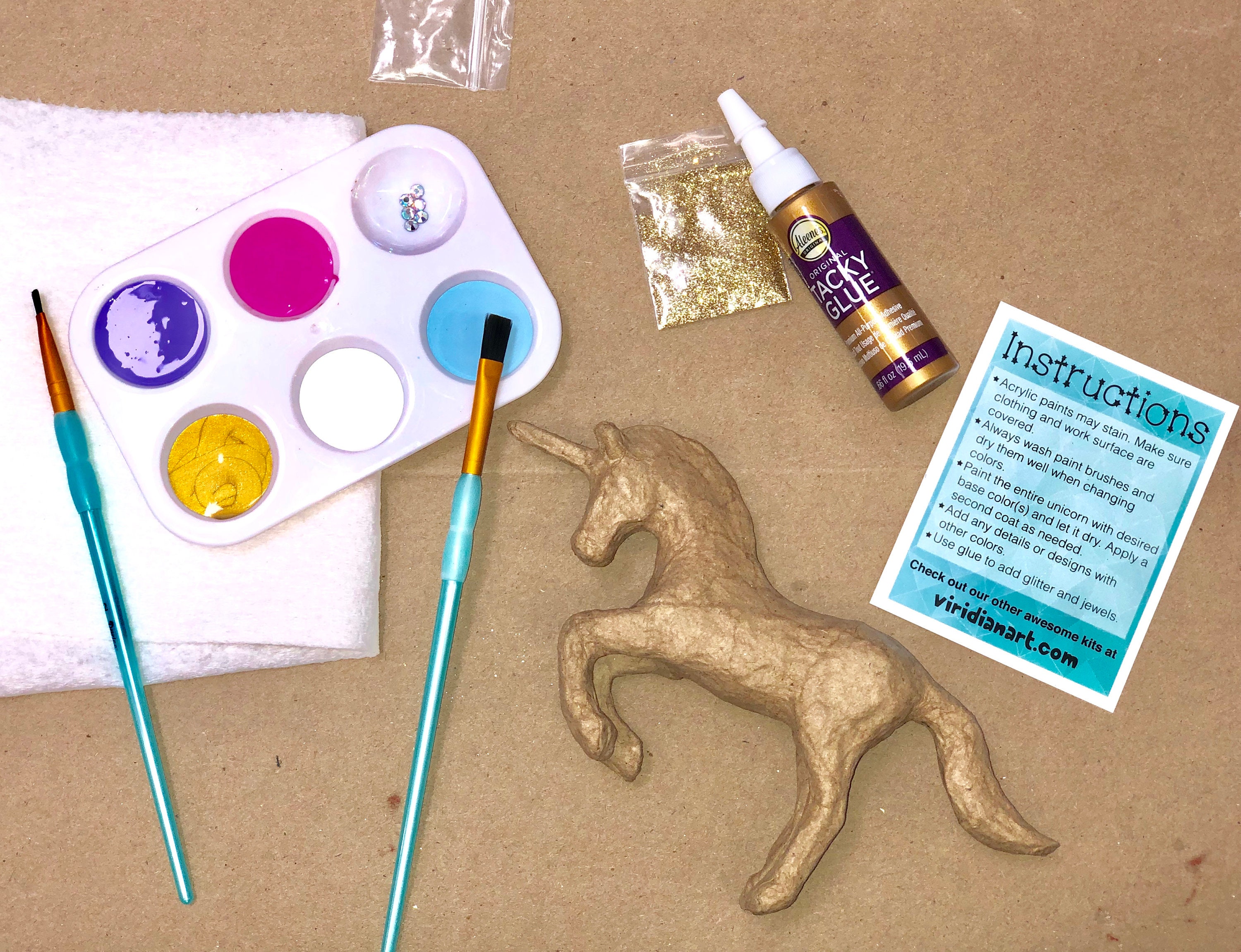 Unicorn Design & Paint Kit/ Unicorn Gifts/ Art Gifts/ DIY/ Craft Kits ...