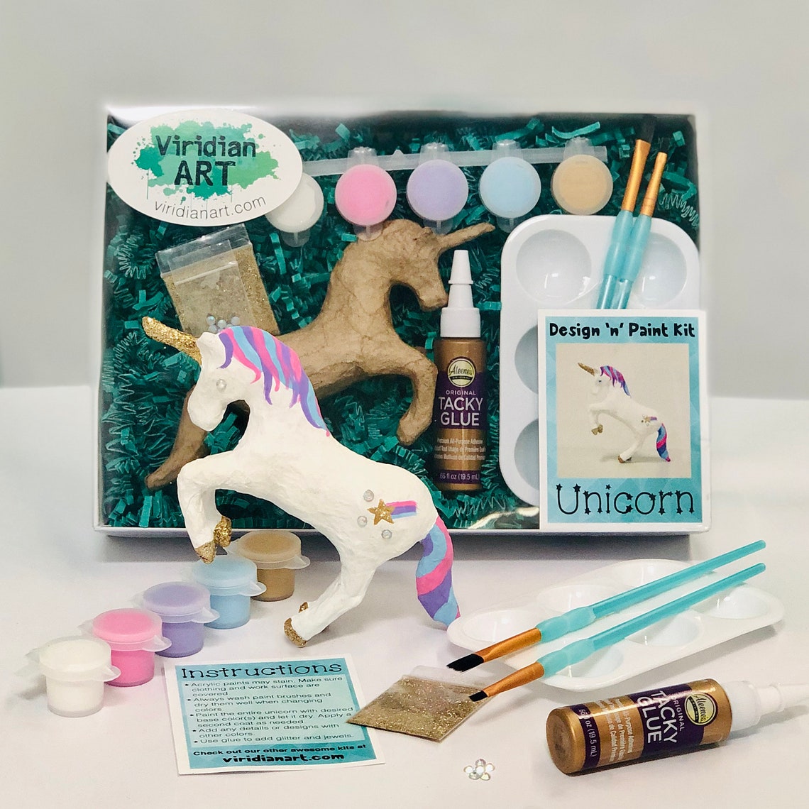 Unicorn Design & Paint Kit/ Unicorn Gifts/ Art Gifts/ DIY/ - Etsy