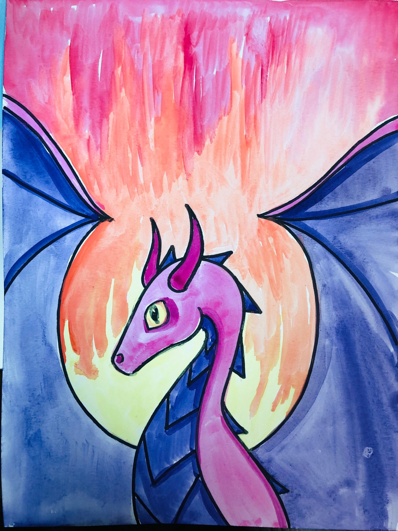 Dragon- Step by Step Drawing Instructions by VIRIDIAN ART. Printable ...