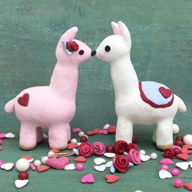 Llama CLAY KIT // Polymer Clay Llama // Gift // Clay Figurines- FREE ...