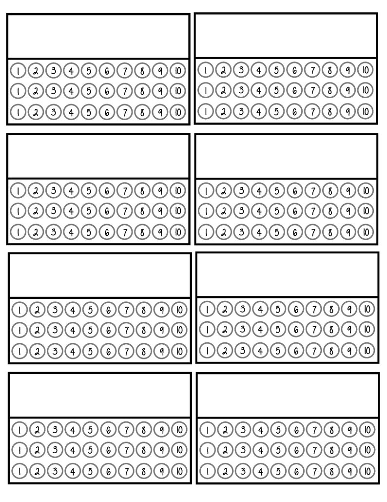 Reading Punch Cards Digital Download Home School Classroom - Etsy