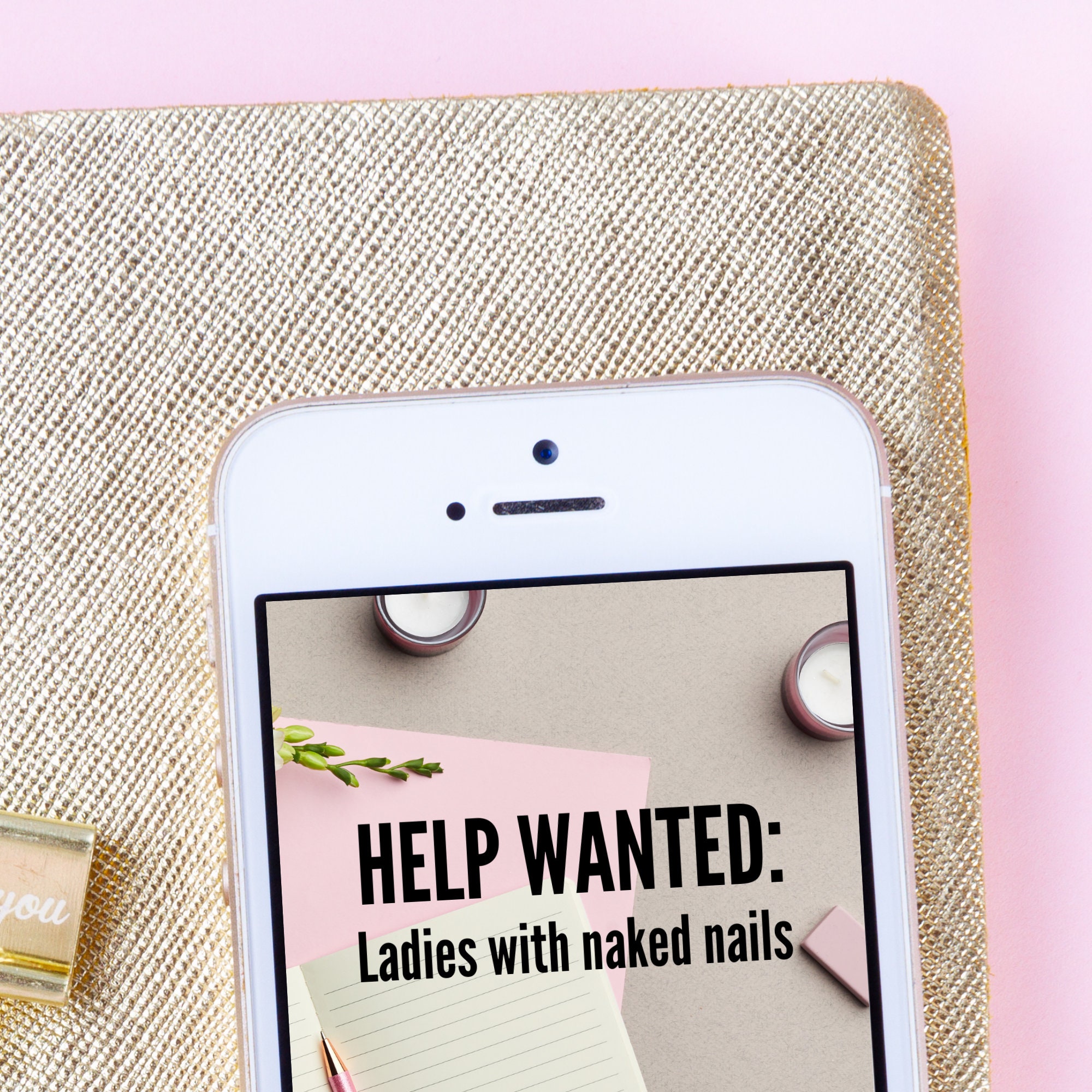 Boujee Nails Marketing, Social Media Bundle, for Instagram Feed ...